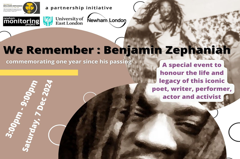 Commemoration: We Remember Benjamin Zephaniah; 1958-2023 – Benjamin Zephaniah Family Legacy